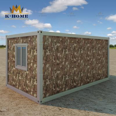 China Prefabricated Modular Military Camp Buildings for Living Accommodation 40ft for sale