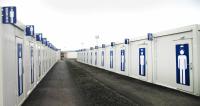 China Mobile Public Container Toilet Cabin Eco-Friendly Portable Sanitation Unit for sale