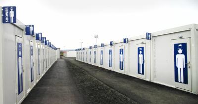 China Mobile Public Container Toilet Cabin Eco-Friendly Portable Sanitation Unit for sale