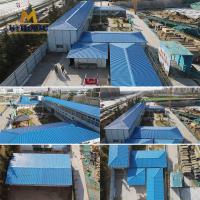 China Prefabricated Labour Quarters Prefab Steel House 80x40mm Column Modular Building for sale