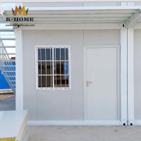 China Sandwich Panel Portable Construction Office Temporary Site Office 50mm Insulation for sale