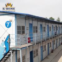China Temporary Steel Structure Movable Portable Man Sandwich Panel Camps for Oilfield for sale