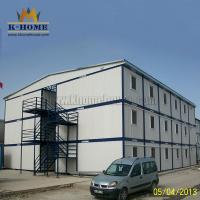 China Multi-Storey Flat Pack Portable Container School 50mm EPS 40mm PU for sale