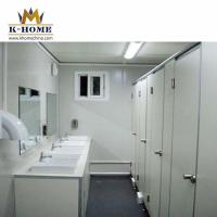 China Mobile Public Container Toilet Cabin Eco-Friendly Portable Sanitation Unit for sale