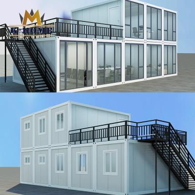 China Prefabricated Sandwich Panel Porta Cabin Construction Office for sale