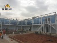 China Easy Installation Modular Office Building With Glass Wall for sale