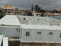 China Easy Installation Modular Office Building With Glass Wall for sale