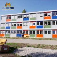China Rock Wool Insulated Portable Container Classroom Three Story School Building 5950x3000x2800mm for sale