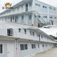 China 2 Story Flat Pack Temporary Portable Steel Structure Accommodation for sale