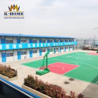 China Workers Accommodation Steel Frame Prefab House  Temporary Pre Built Houses for sale