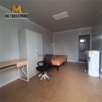 China Modern Prefabricated Mobile Modular Prefab House 50mm Rockwool Panel Flat Pack Container for sale