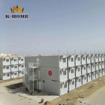 China Container Prefabricated Flat Pack Housing Unit for Staff Quarters 20ft for sale