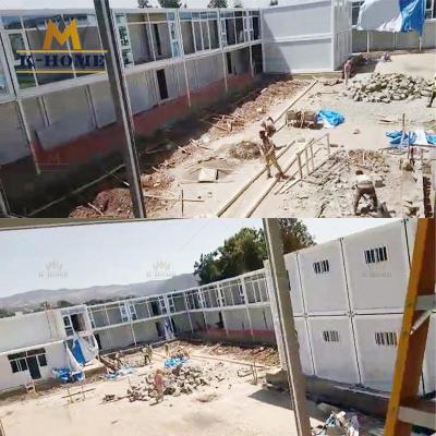 China Remote Site Accommodation Containers 20ft Customizable Turnkey Living Units for sale