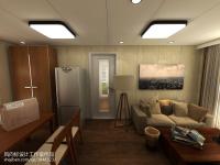 China Mobile Container Tiny Home Sandwich Panel Prefab House For Family for sale