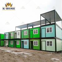 China Movable Modular Container Construction Site Dormitory Cabin 6m x 9m x 2.8m for sale