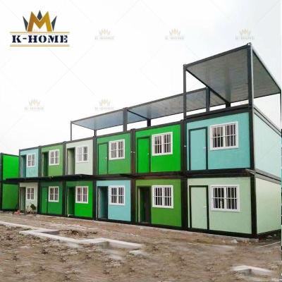 China Movable Modular Container Construction Site Dormitory Cabin 6m x 9m x 2.8m for sale