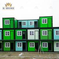 China Movable Modular Container Construction Site Dormitory Cabin 6m x 9m x 2.8m for sale