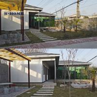 China Insulated Sandwich Panel Prefab Light Steel Frame Office House 50mm EPS for sale