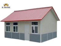 China Luxury Insulated Sandwich Panel Prefab Villa House 50mm EPS Two Story for sale