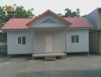 China Luxury Insulated Sandwich Panel Prefab Villa House 50mm EPS Two Story for sale