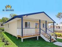 China Luxury Insulated Sandwich Panel Prefab Villa House 50mm EPS Two Story for sale