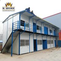 China Prefab Construction Site Steel Frame Building As Dormitory for sale