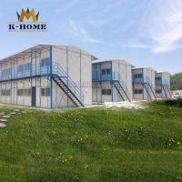 China Prefab Construction Site Steel Frame Building As Dormitory for sale