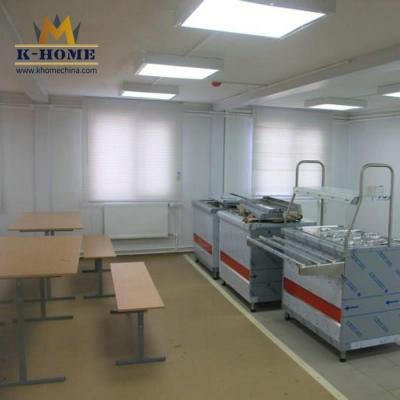 China Prefabricated Modular Container House As Construction Site Dining Hall for sale