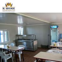 China Prefabricated Modular Container House As Construction Site Dining Hall for sale