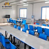 China Prefabricated Modular Container House As Construction Site Dining Hall for sale