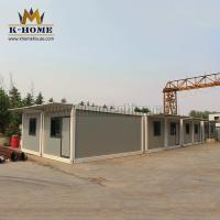 China Prefabricated Flat Pack Housing Unit Container As Camp Site for sale