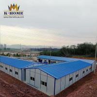 China Two Story Low Cost Quick Built House Prefab Worker Camp for sale
