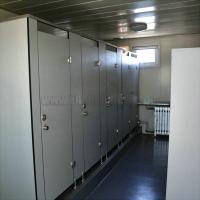 China Galvanized Steel Portable Toilet and Shower Container 50mm EPS Insulation for sale
