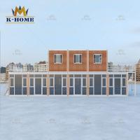 China 20FT Flat Pack Portable Container Office with EPS Sandwich Panel Insulation for sale