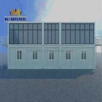 China Sandwich Panel Prefab House Temporary Site Office Construction for sale