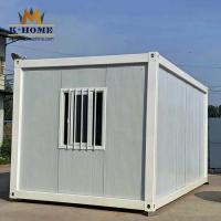 China Customized Flat Pack Modular Container Home 50mm EPS Wall Steel Frame for sale