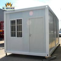 China Customized Flat Pack Modular Container Home 50mm EPS Wall Steel Frame for sale