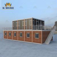China Two - Story Prefab House Portable Construction Office for sale