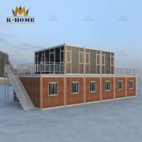 China Two - Story Prefab House Portable Construction Office for sale