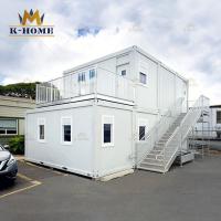 China Prefabricated Sandwich Panel Container Office House 15 Year Service Life Light Steel Structure for sale
