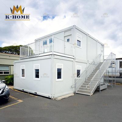 China Prefabricated Sandwich Panel Container Office House 15 Year Service Life Light Steel Structure for sale