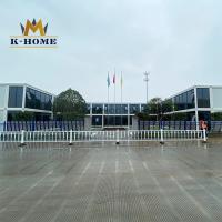 China Two Story Container Office House with Glass Wall 50mm EPS Insulation for sale