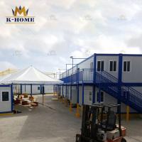 China Flat Pack Temporary Container School Portable Classrooms 2 Floor 15 Year Life for sale