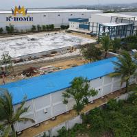 China Quick Build Oil Processing Accommodation Camp Container Cabin 3 Story Stackable for sale