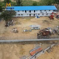 China Quick Build Oil Processing Accommodation Camp Container Cabin 3 Story Stackable for sale