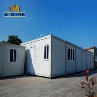 China Hot Dip Galvanized Steel Frame Container Home 6000x3000x2800mm Site Accommodation for sale
