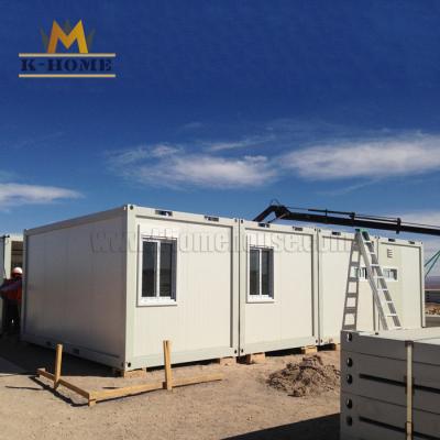 China Hot Dip Galvanized Steel Frame Container Home 6000x3000x2800mm Site Accommodation for sale