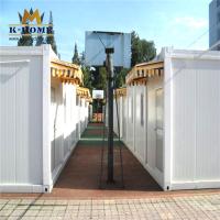 China Hot Dip Galvanized Steel Frame Container Home 6000x3000x2800mm Site Accommodation for sale