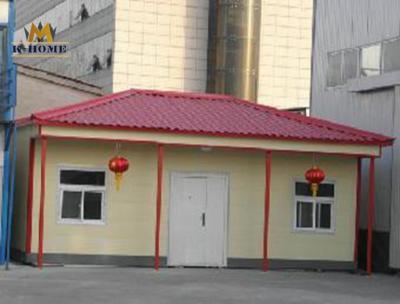 China Ready-Made Steel Frame Prefab House 2 Bedroom Family Living 50mm EPS Panels for sale