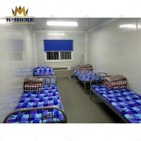 China 20ft Temporary Construction Site Worker Accommodation Container House 5950x3000x2800mm for sale